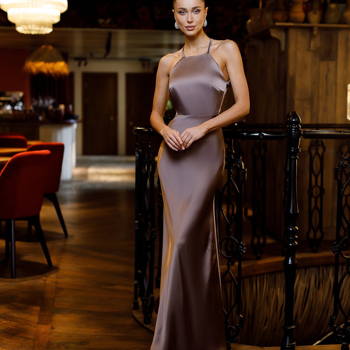 Stella Mocco Satin Slip Maxi Dress – ELAGIA