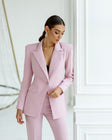 Dusty Pink Single-Breasted Suit 2-Piece